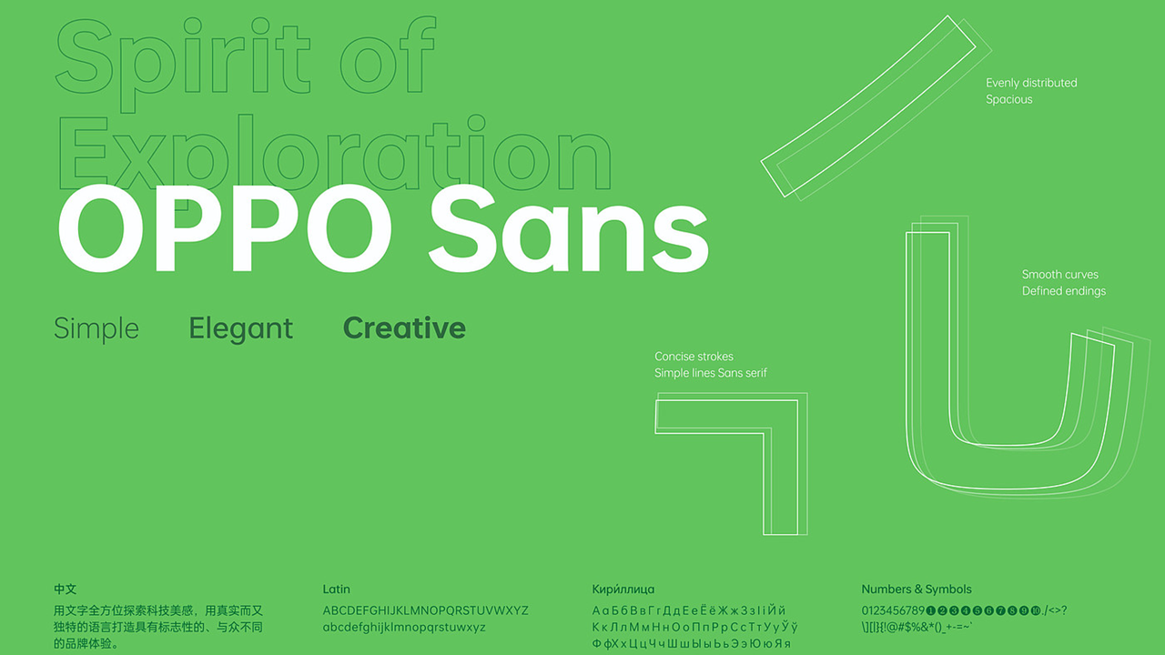 [下载] 免费商用字体OPPO Sans 4.0版发布 针对高分屏进行显示优化 – 蓝点网