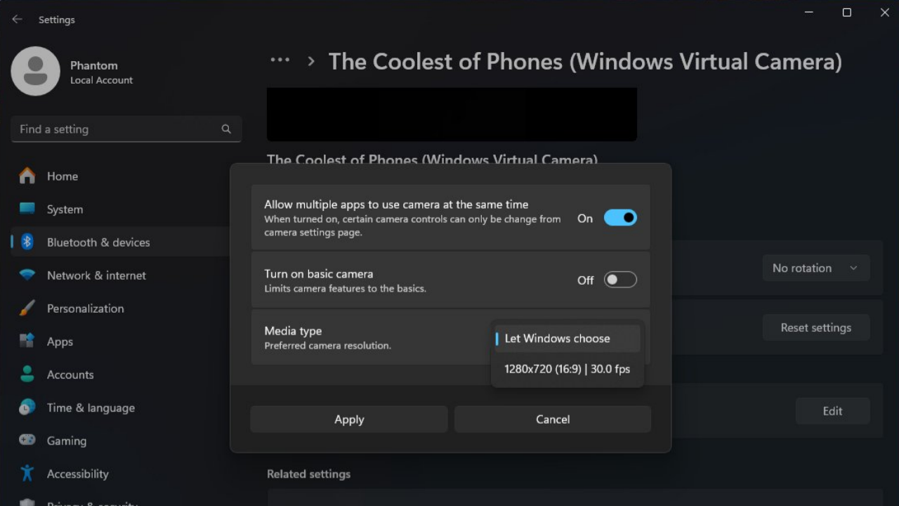 微软为Windows 11增加新功能：可以在设置中调整摄像头分辨率和帧率等 – 蓝点网